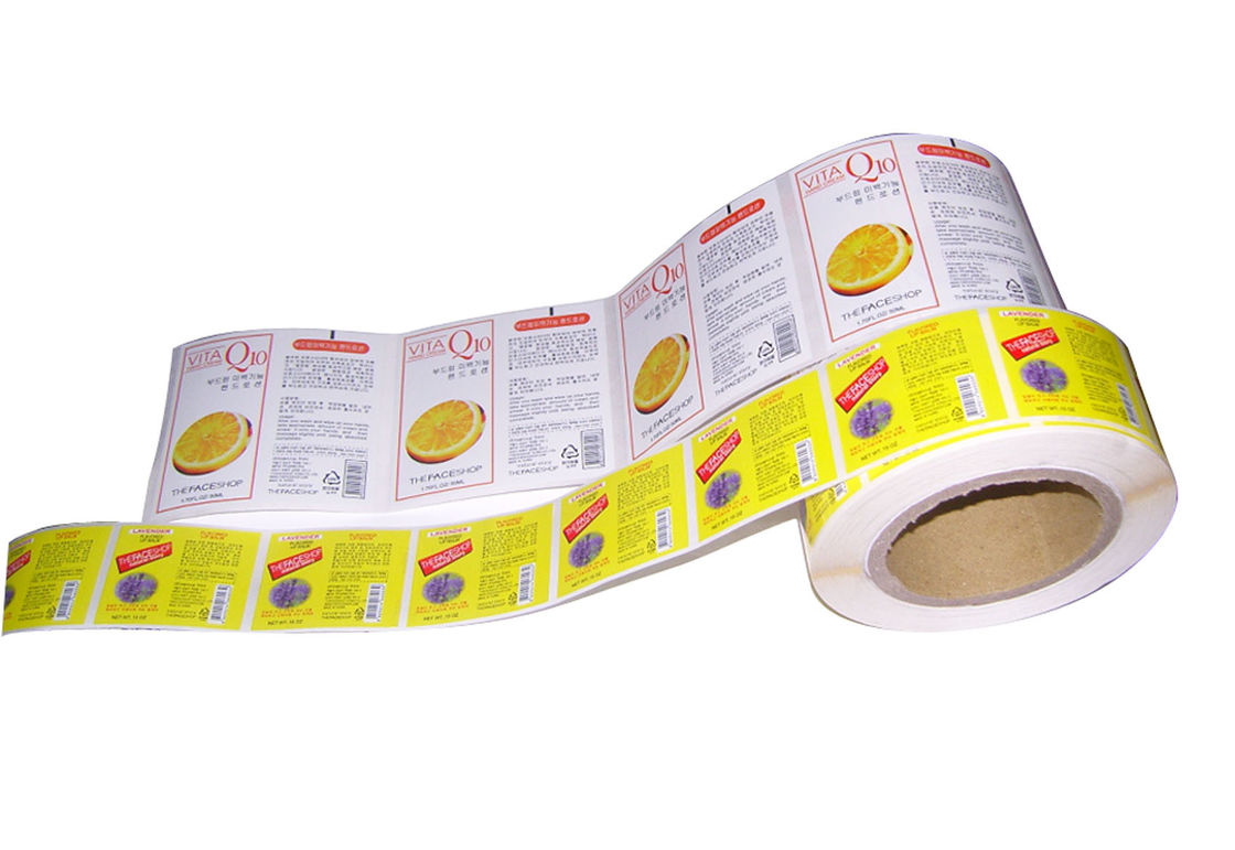 Glossy Finish Adhesive Labels Full-Color Printing Custom Shapes Sizes