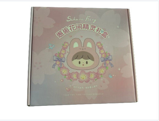 Beautiful Pattern Flip Top Gift Box Custom Size Rigid Cardstock Elegant ...